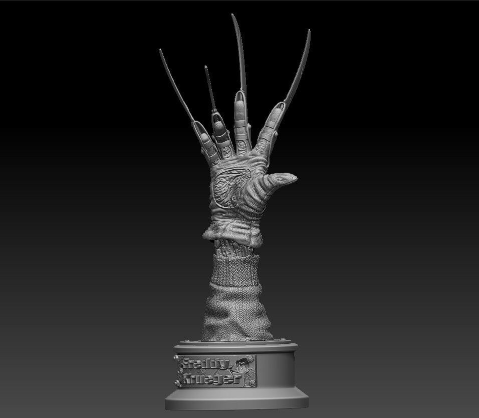 Freddy Krueger Hand - 3D Model by Andreyad77