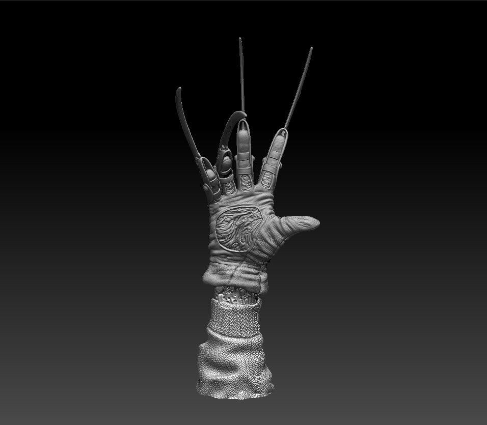 Freddy Krueger Hand - 3D Model by Andreyad77