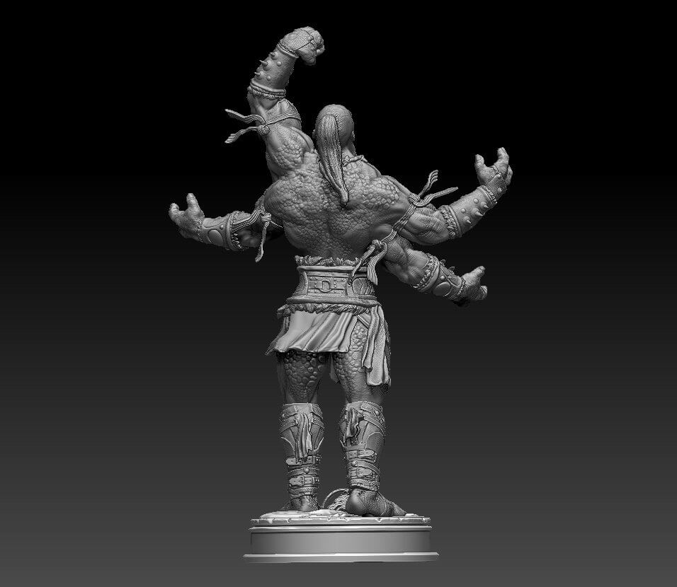 Goro Mortal Kombat - 3D Model by Andreyad77