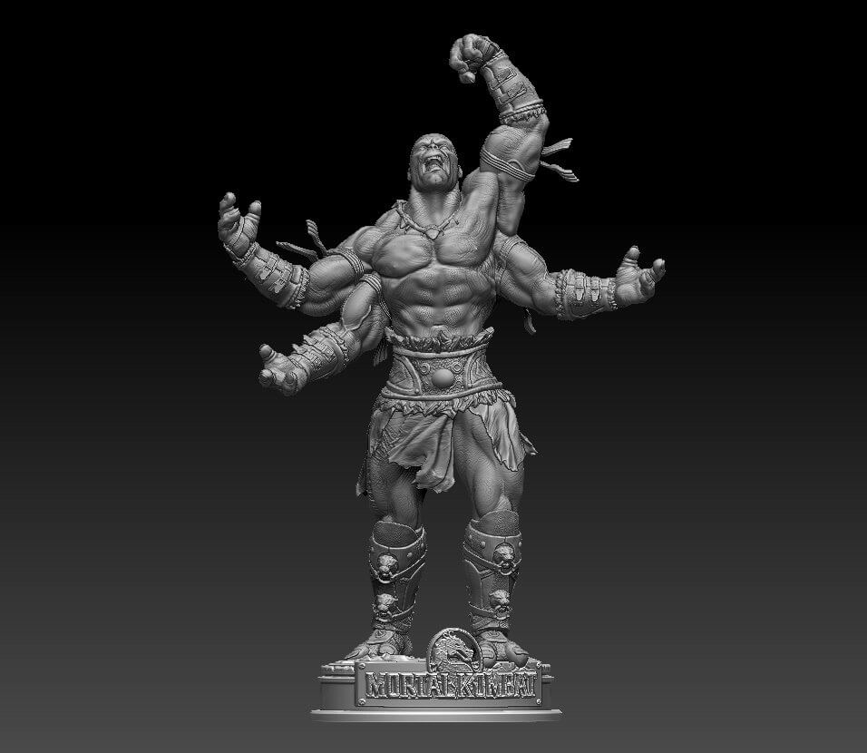 Goro Mortal Kombat - 3D Model by Andreyad77