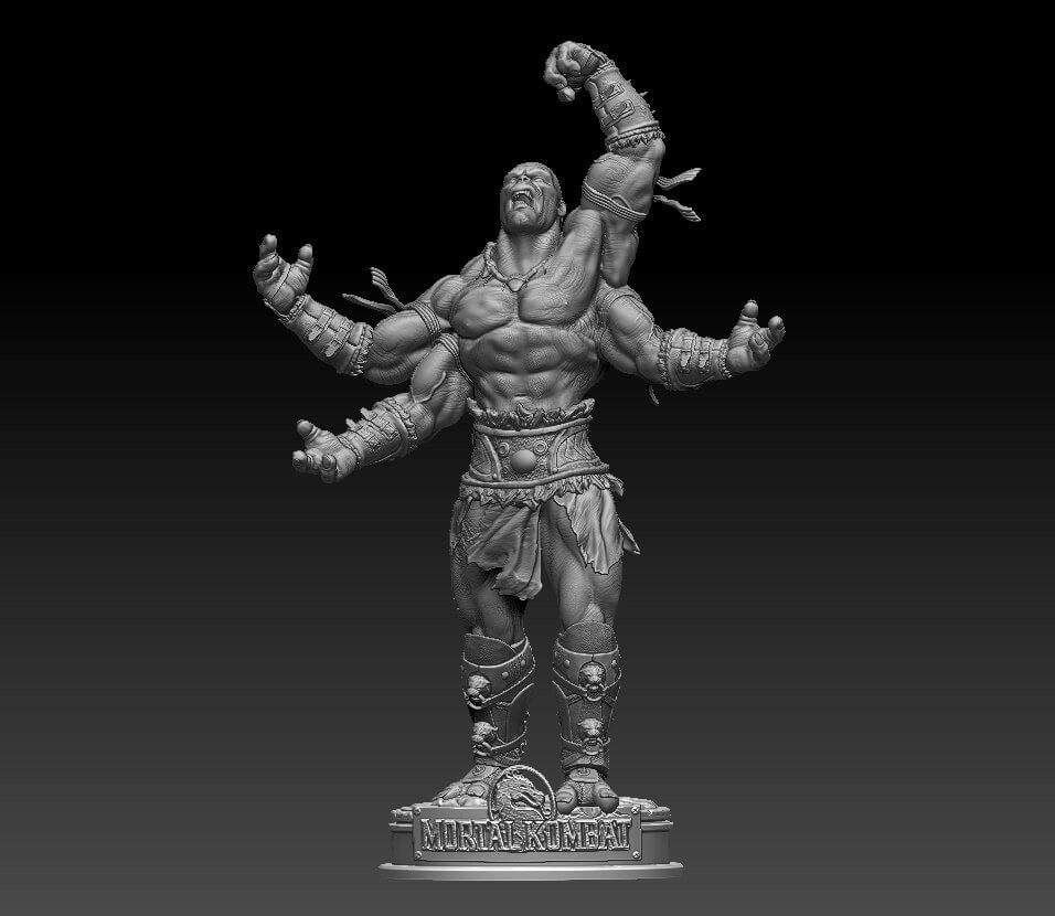 Goro Mortal Kombat - 3D Model by Andreyad77