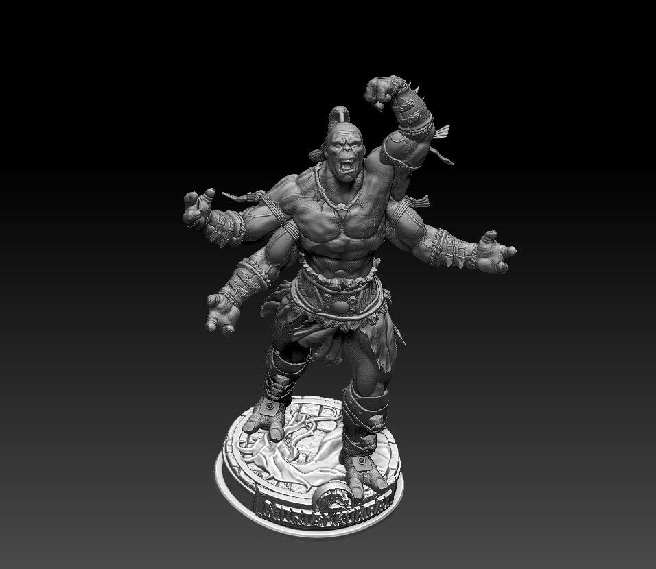 Goro Mortal Kombat - 3D Model by Andreyad77
