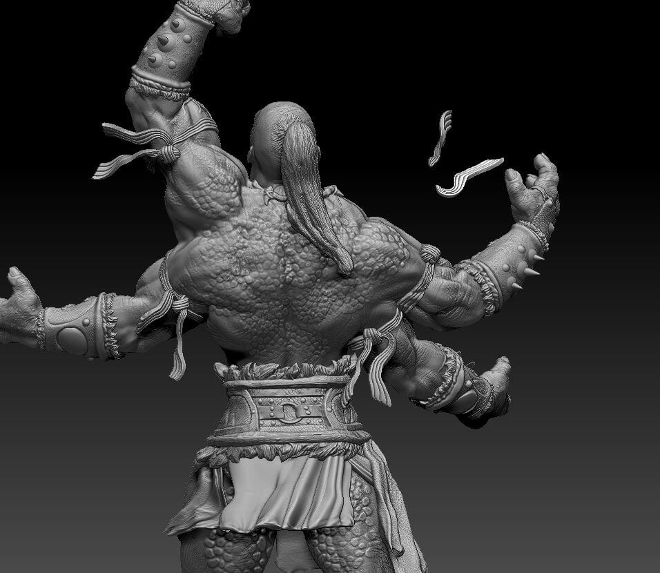 Goro Mortal Kombat - 3D Model by Andreyad77