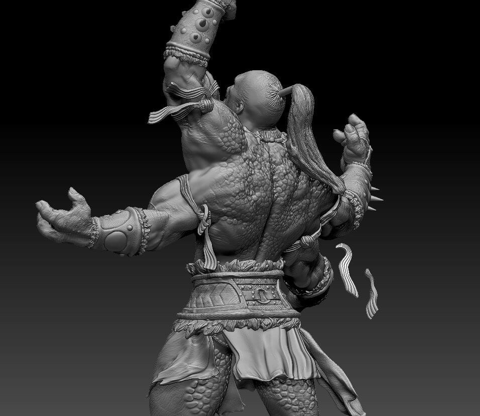 Goro Mortal Kombat - 3D Model by Andreyad77