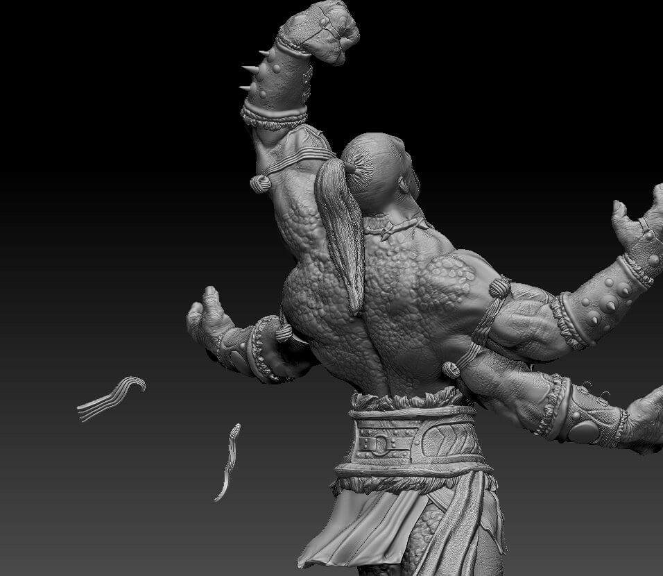 Goro Mortal Kombat - 3D Model by Andreyad77