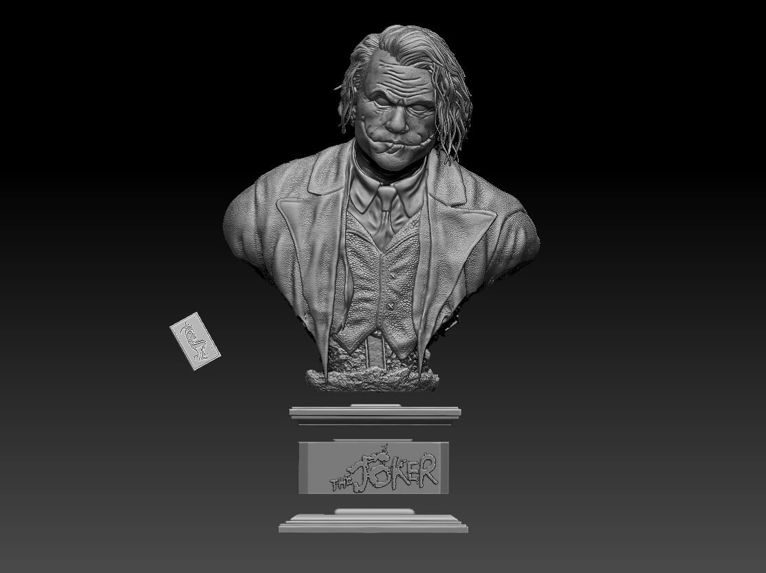 Joker - 3D Model by Andreyad77