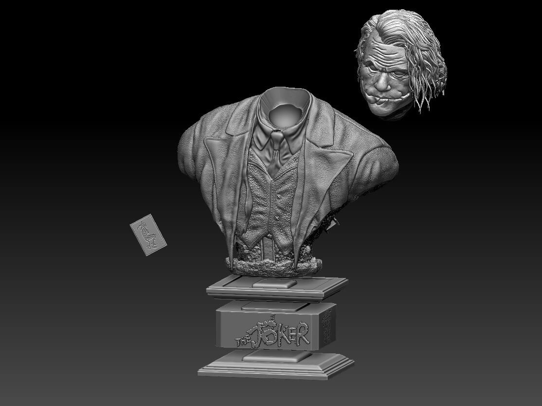 Joker - 3D Model by Andreyad77