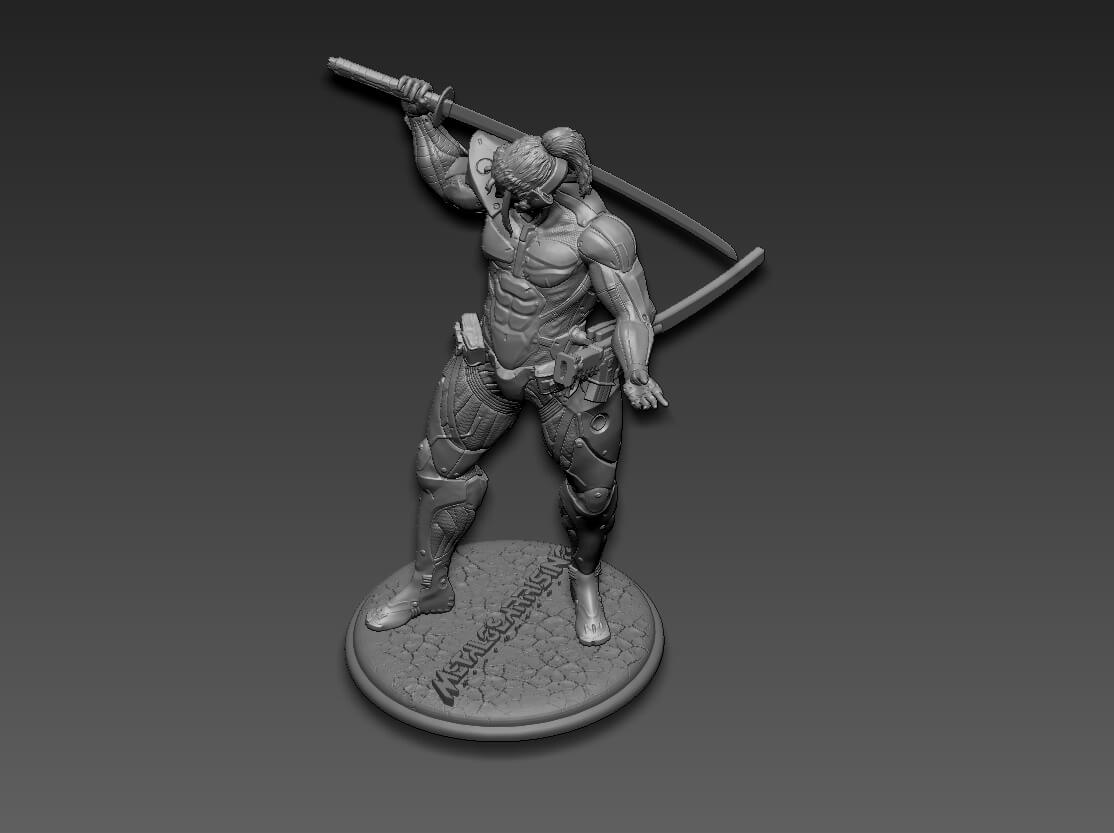 Metal Gear Rising Jetstream Sam - 3D Model by Andreyad77