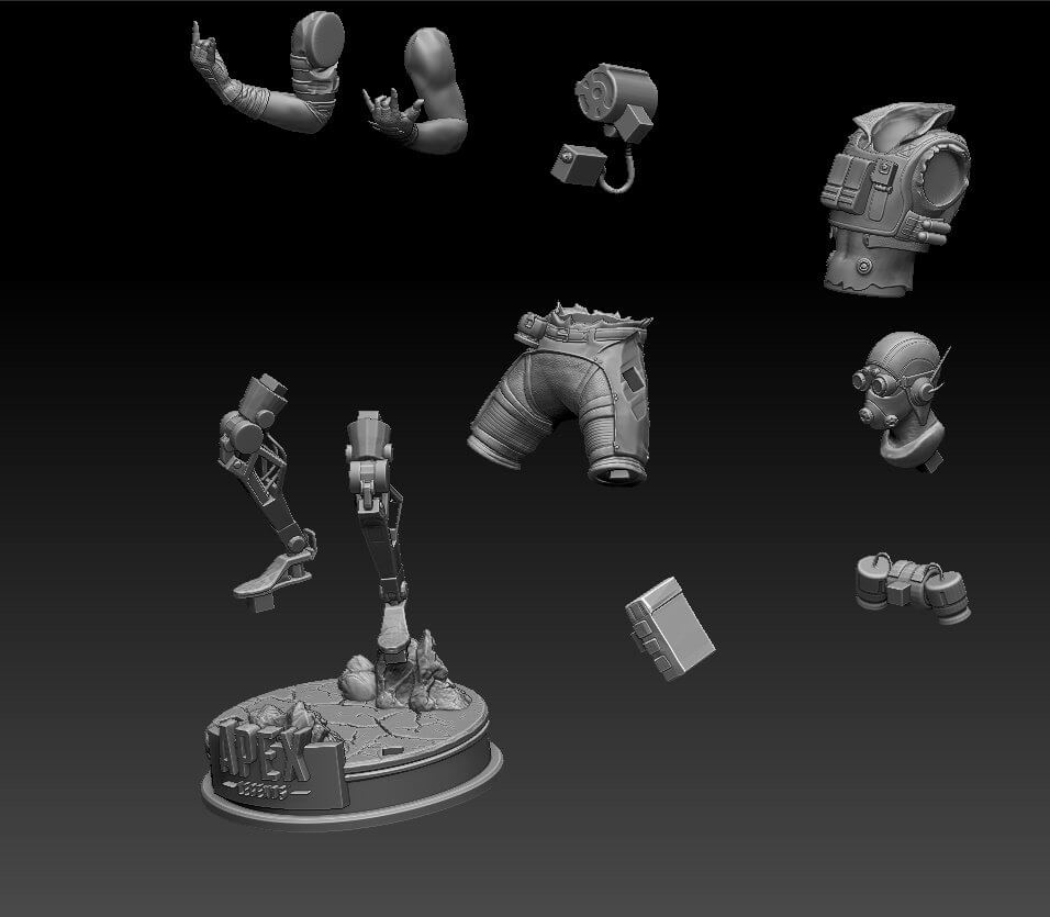 Octane from Apex Legends - 3D Model by Andreyad77