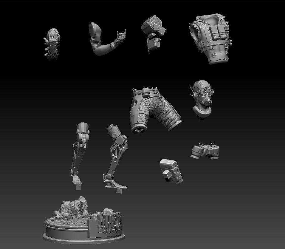 Octane from Apex Legends - 3D Model by Andreyad77