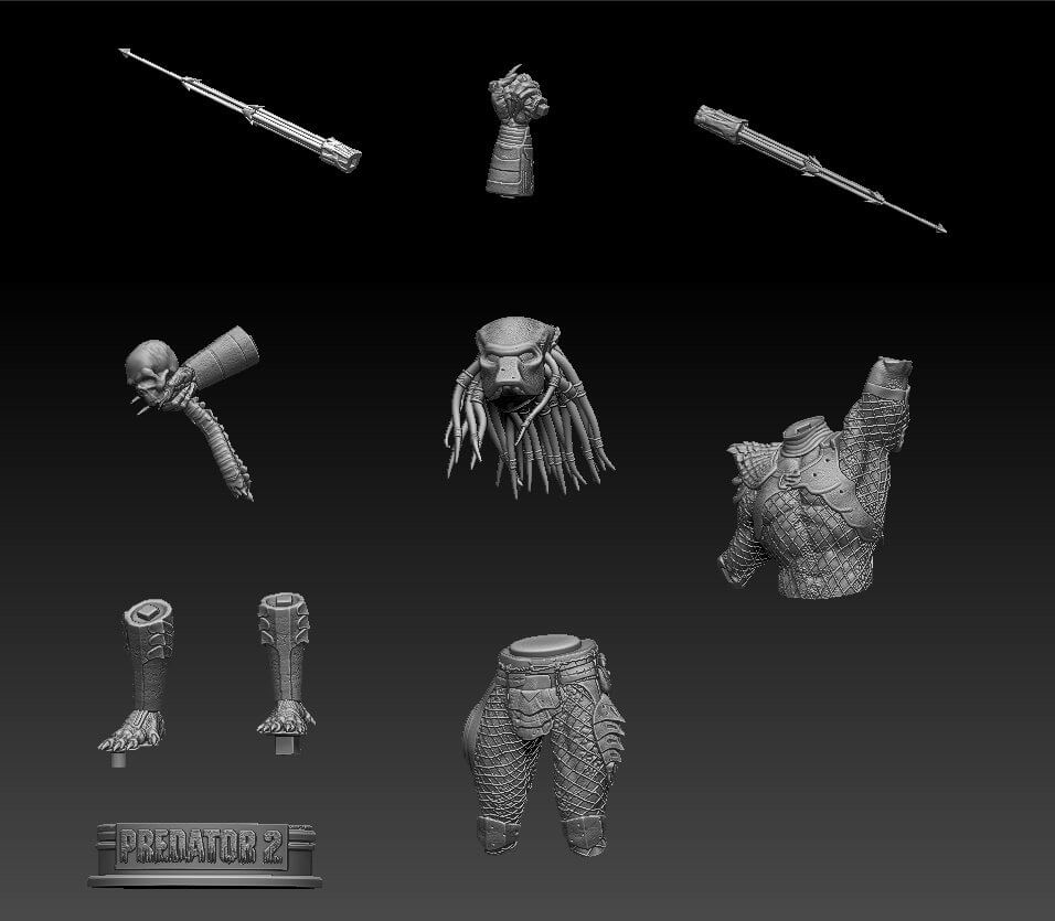 Predator 2 V2 - 3D Model by Andreyad77
