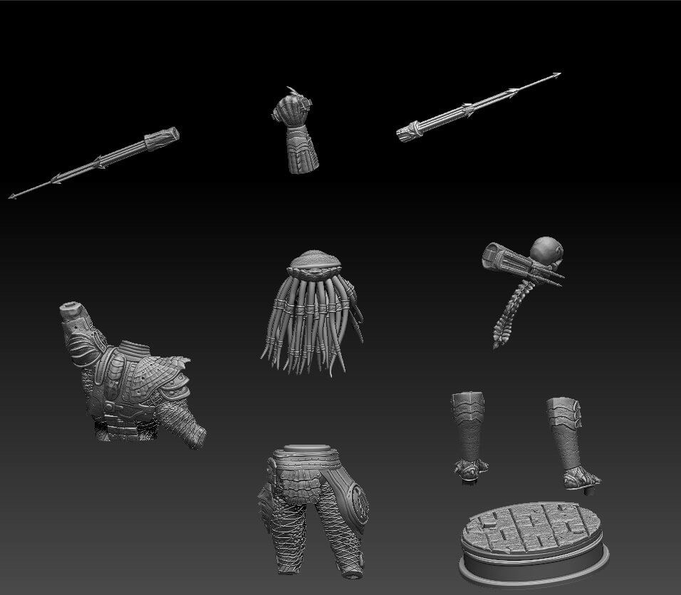 Predator 2 V2 - 3D Model by Andreyad77