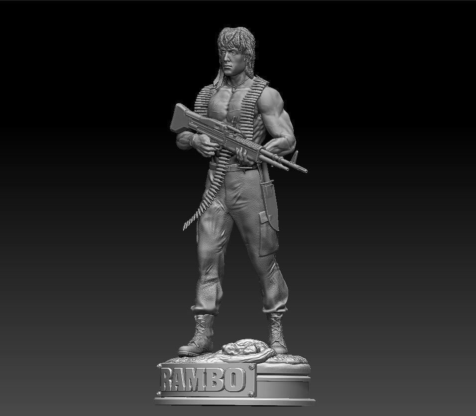 Rambo First Blood 2 - 3D Model by Andreyad77