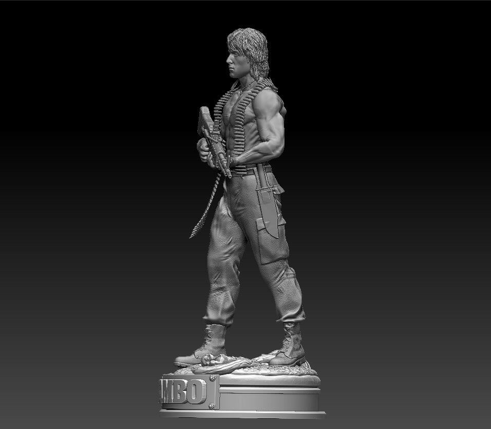 Rambo First Blood 2 - 3D Model by Andreyad77