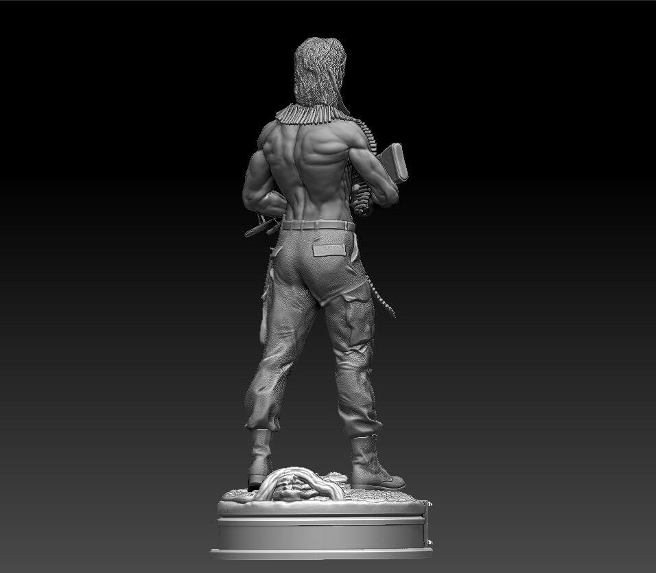 Rambo First Blood 2 - 3D Model by Andreyad77