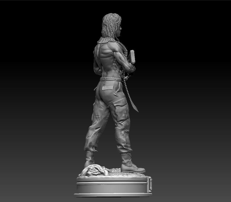 Rambo First Blood 2 - 3D Model by Andreyad77