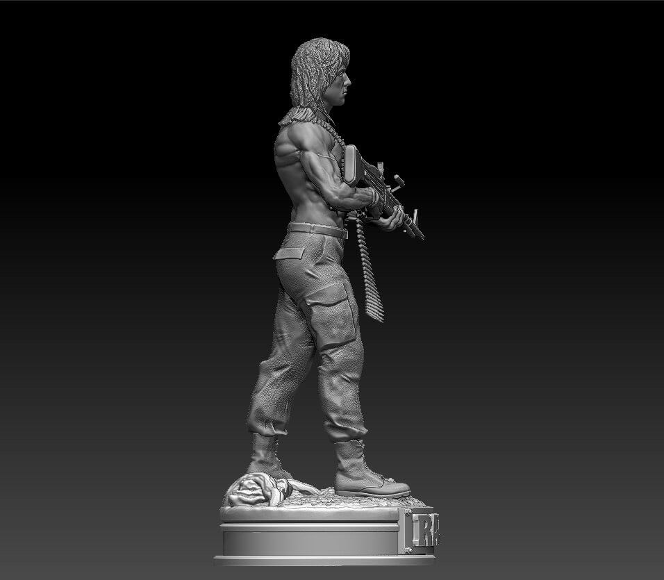 Rambo First Blood 2 - 3D Model by Andreyad77