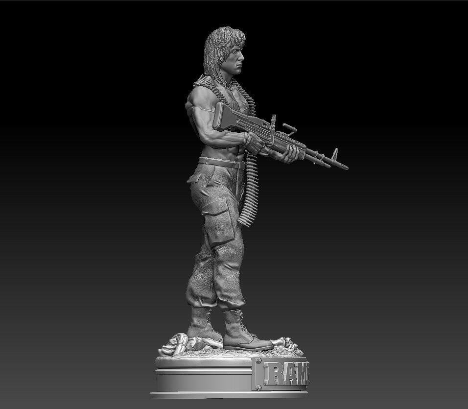 Rambo First Blood 2 - 3D Model by Andreyad77