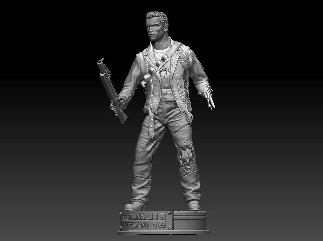 Terminator 2 Judgment Day V2 - 3D Model by Andreyad77
