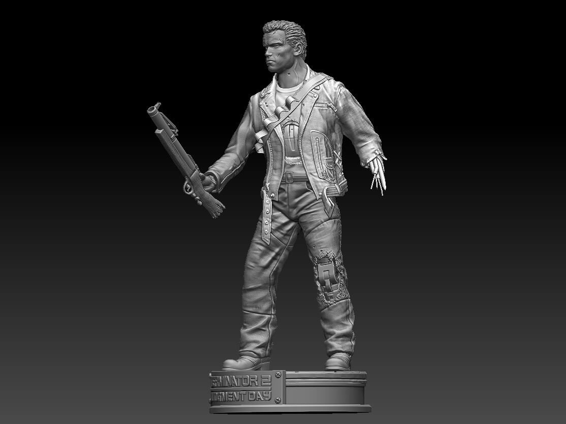 Terminator 2 Judgment Day V2 - 3D Model by Andreyad77