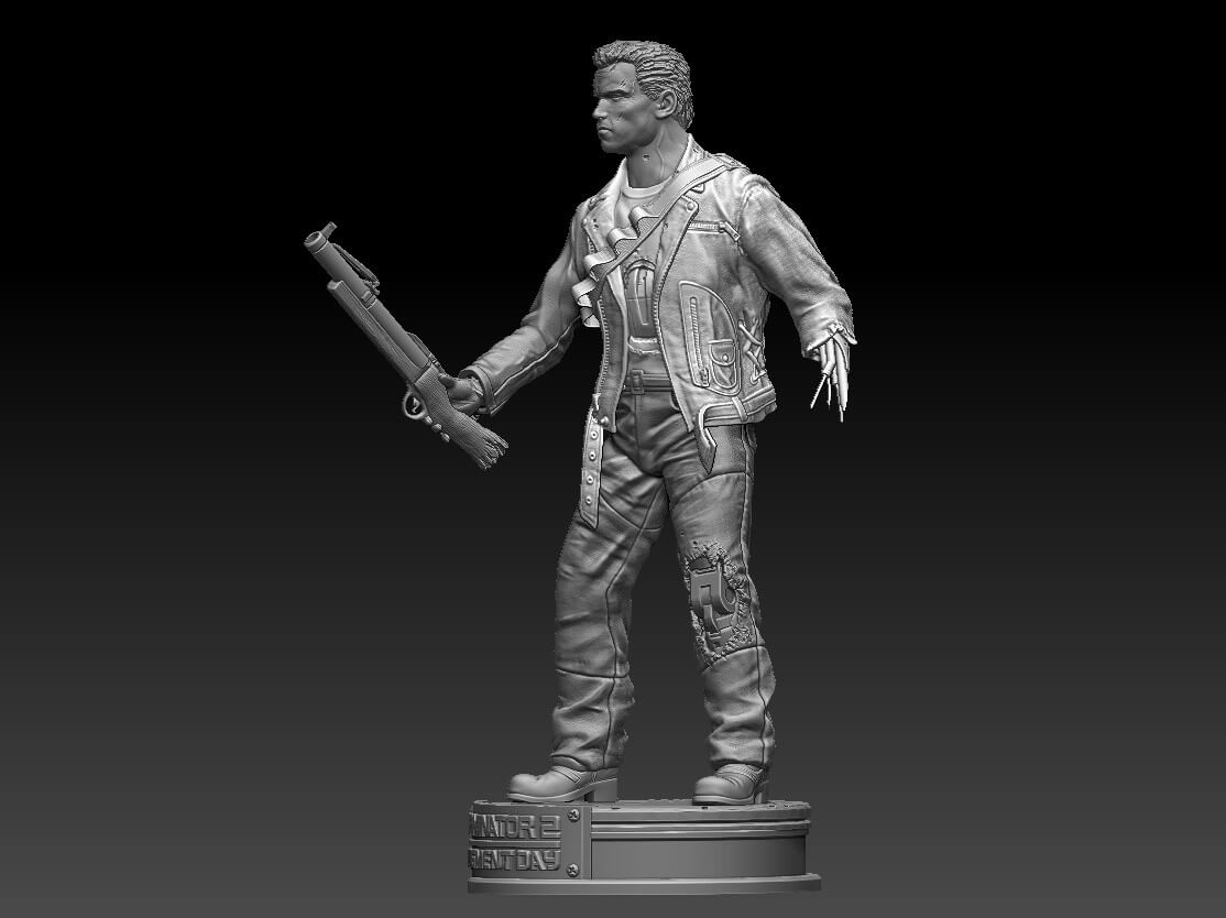 Terminator 2 Judgment Day V2 - 3D Model by Andreyad77