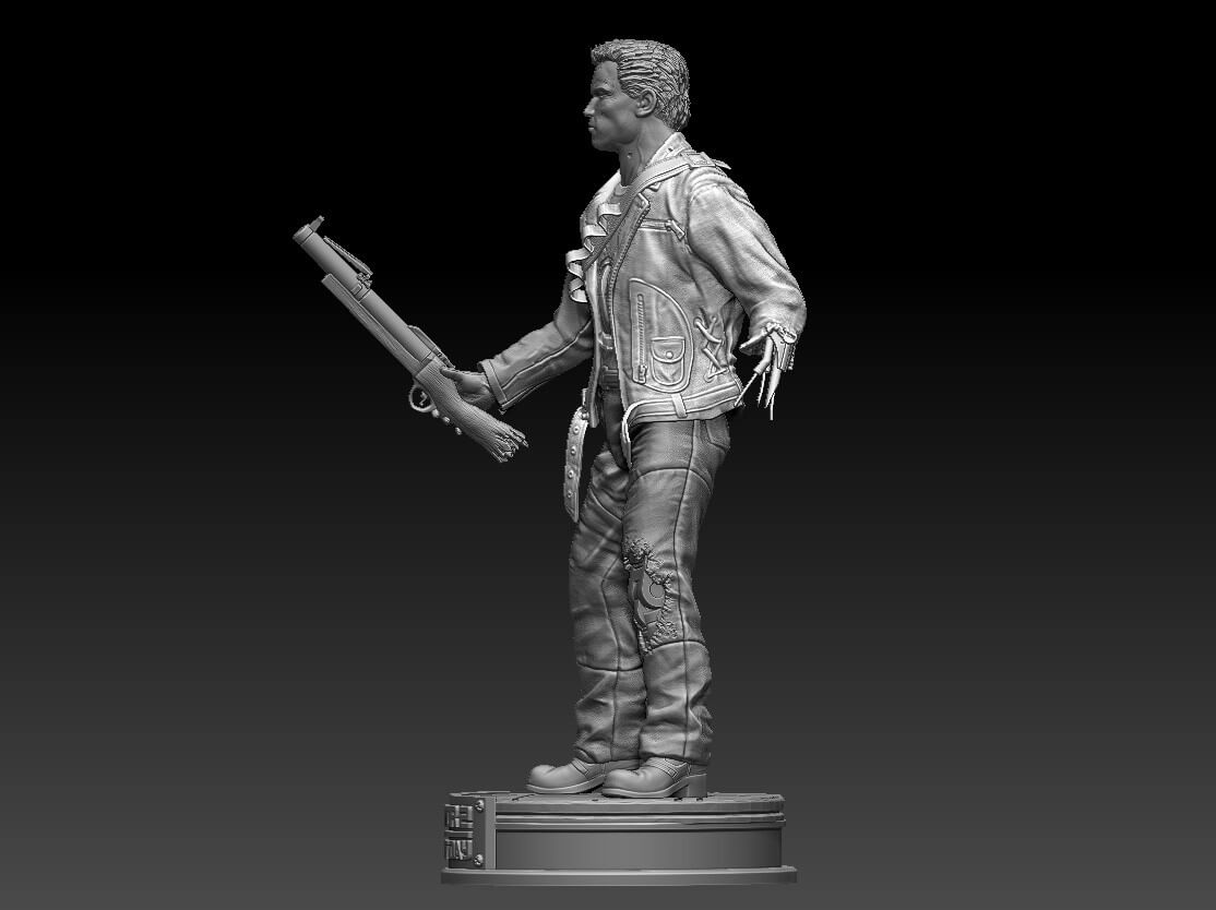 Terminator 2 Judgment Day V2 - 3D Model by Andreyad77