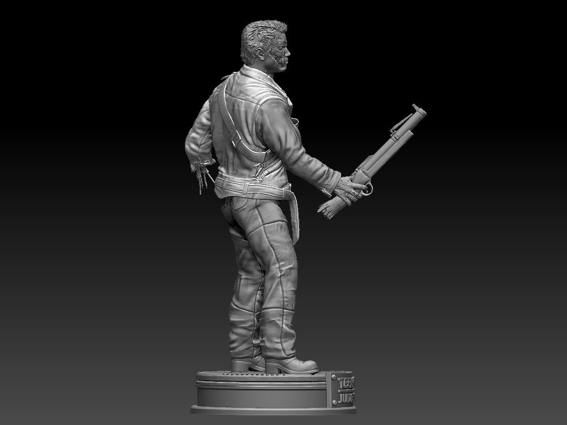 Terminator 2 Judgment Day V2 - 3D Model by Andreyad77