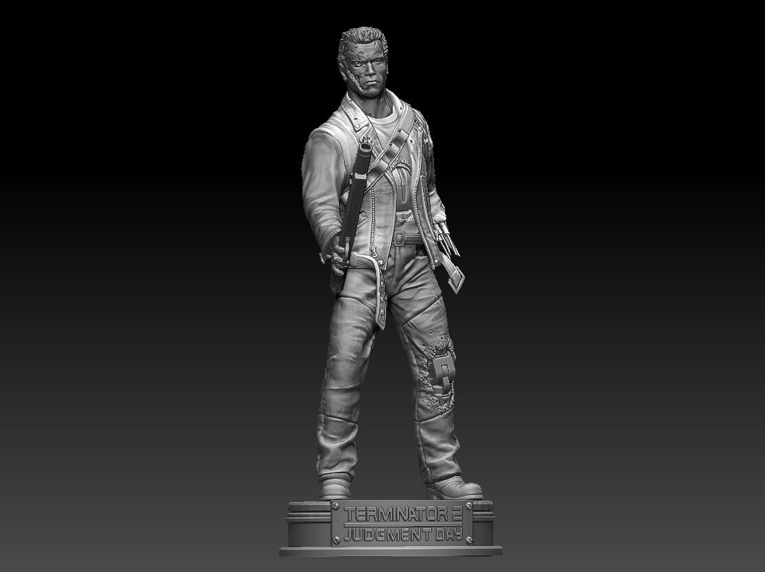 Terminator 2 Judgment Day V2 - 3D Model by Andreyad77