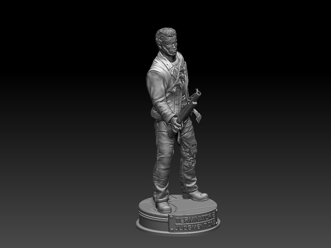 Terminator 2 Judgment Day V2 - 3D Model by Andreyad77