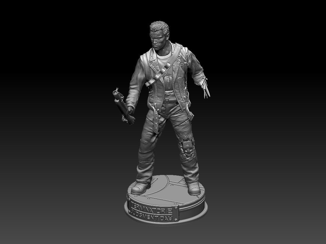 Terminator 2 Judgment Day V2 - 3D Model by Andreyad77