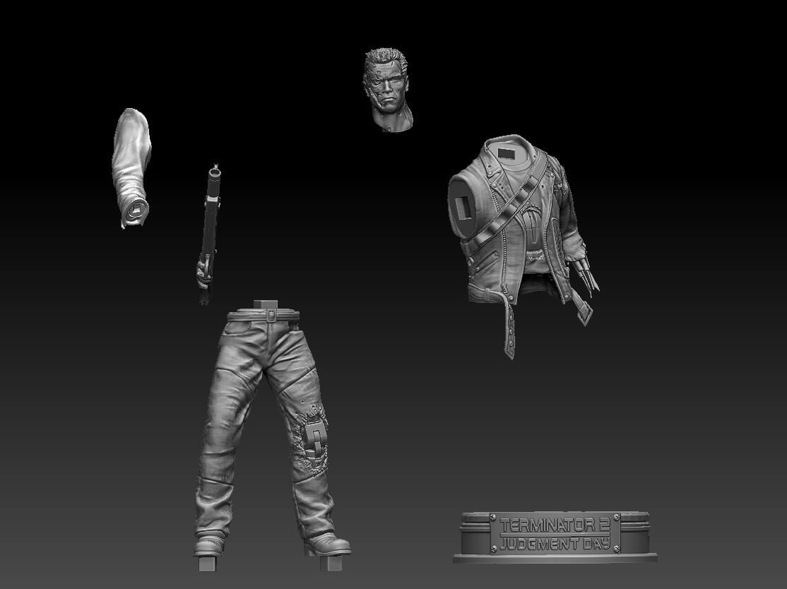 Terminator 2 Judgment Day V2 - 3D Model by Andreyad77