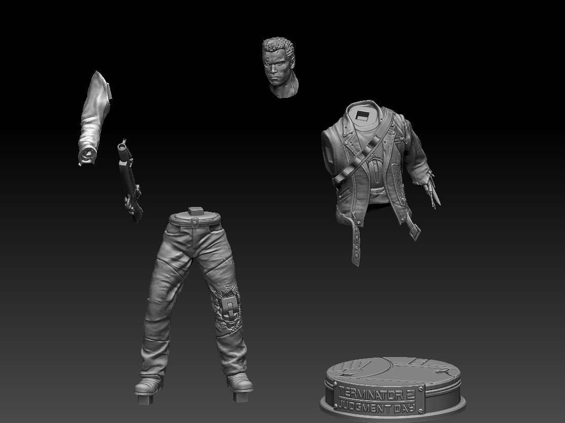 Terminator 2 Judgment Day V2 - 3D Model by Andreyad77