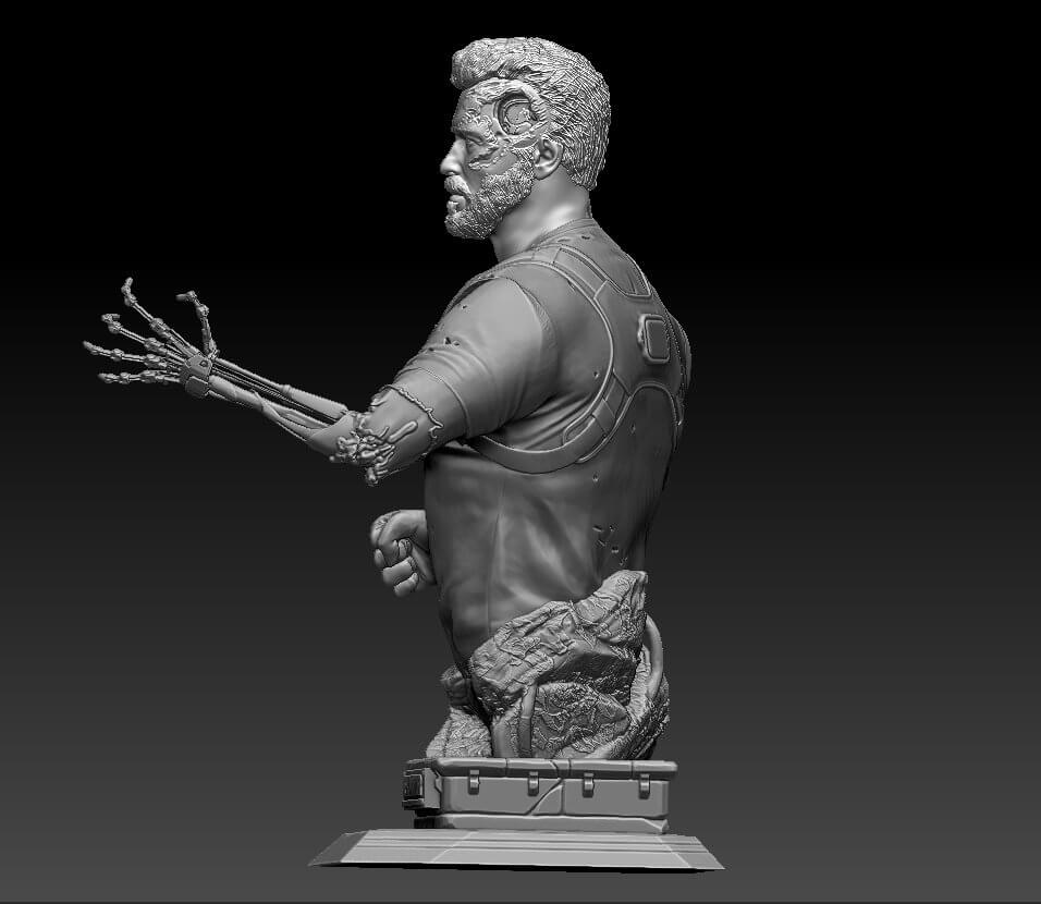 Terminator Dark Fate 3d Model By Andreyad77