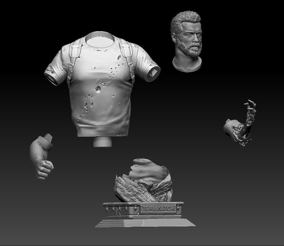 Terminator Dark Fate - 3D Model by Andreyad77