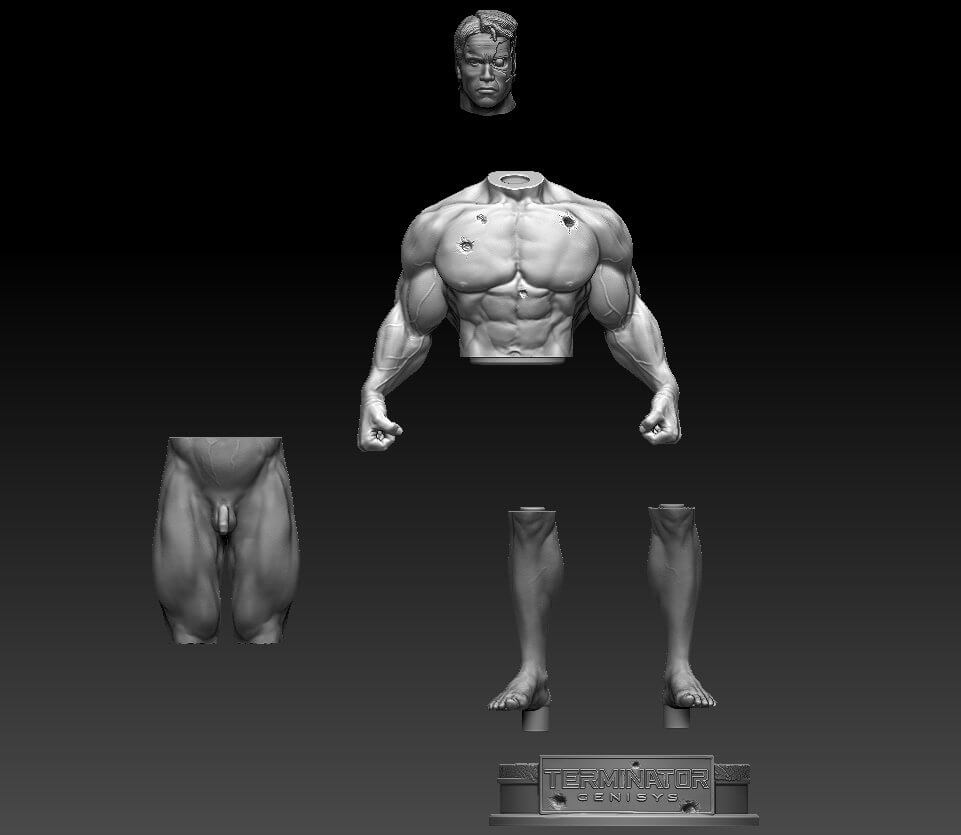 Terminator Genesis 2015 - 3D Model by Andreyad77