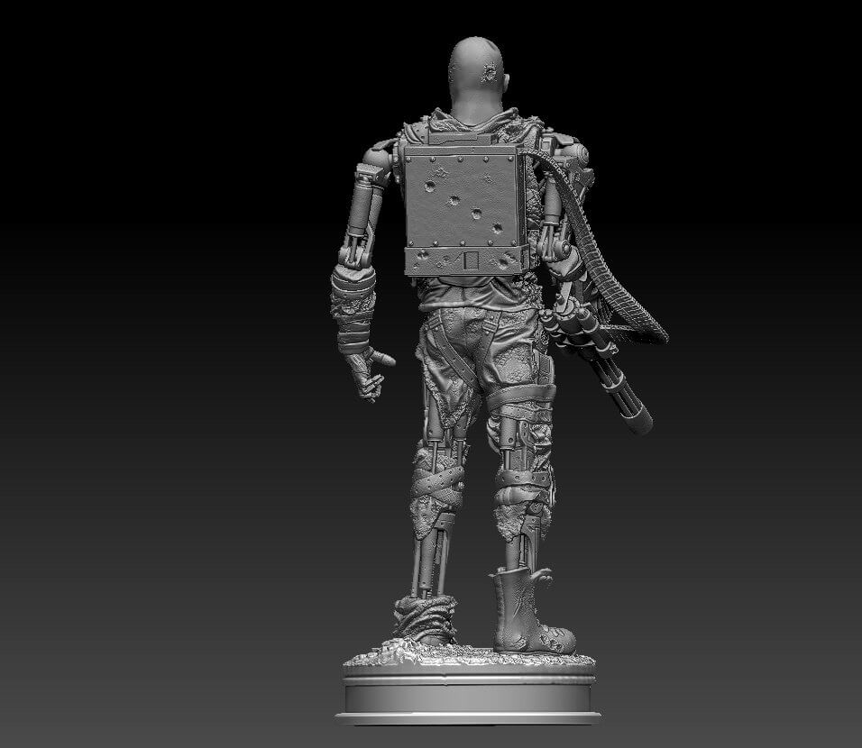 Terminator T-600 Replica V2 3D Model by Andreyad77