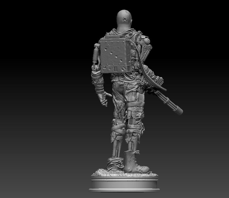 Terminator T-600 Replica V2 3D Model by Andreyad77