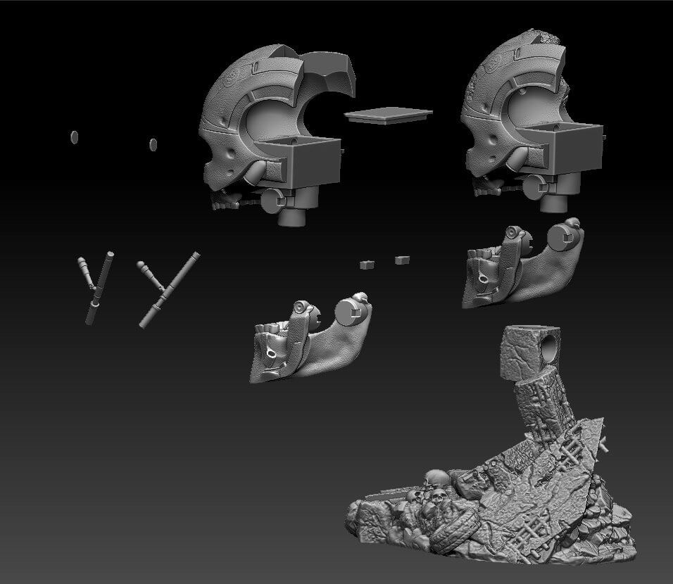 Terminator T-600 Replica 3D Model by Andreyad77