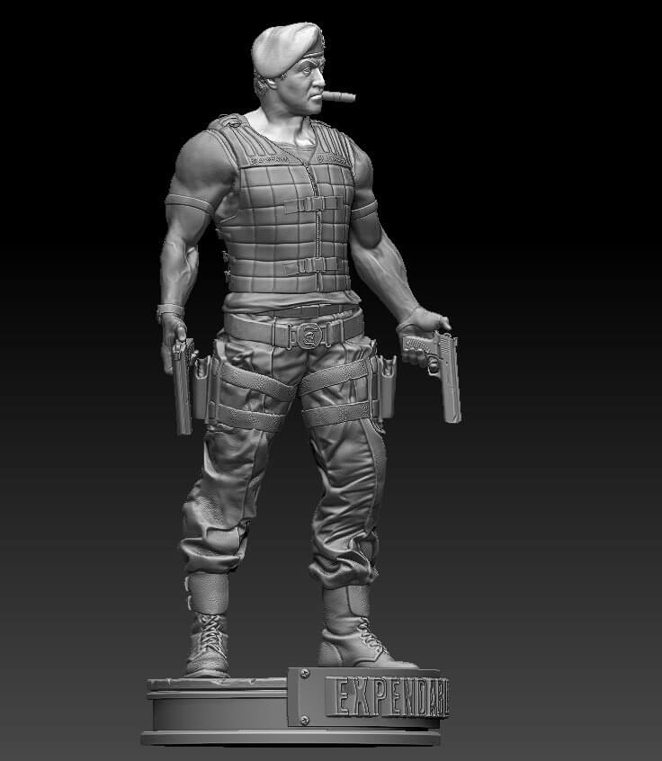 The Expendables - 3D Model by Andreyad77