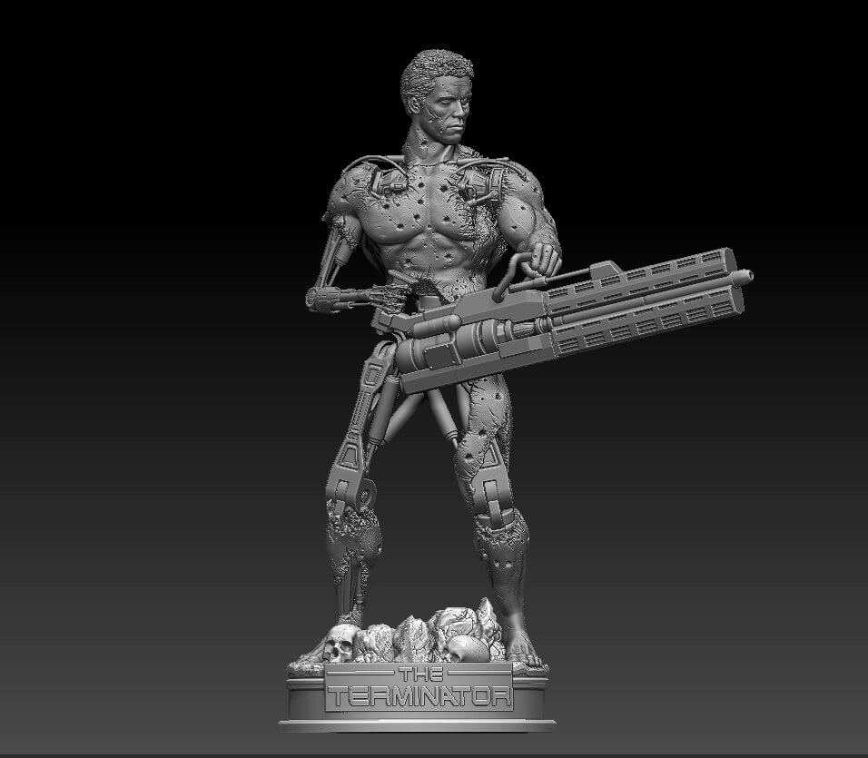 The Terminator - 3D Print Model by Andreyad77