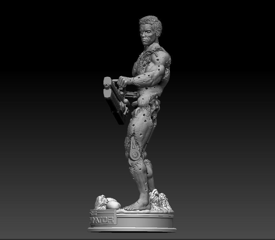 The Terminator - 3D Model by Andreyad77