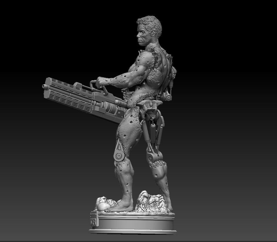 The Terminator - 3D Model by Andreyad77