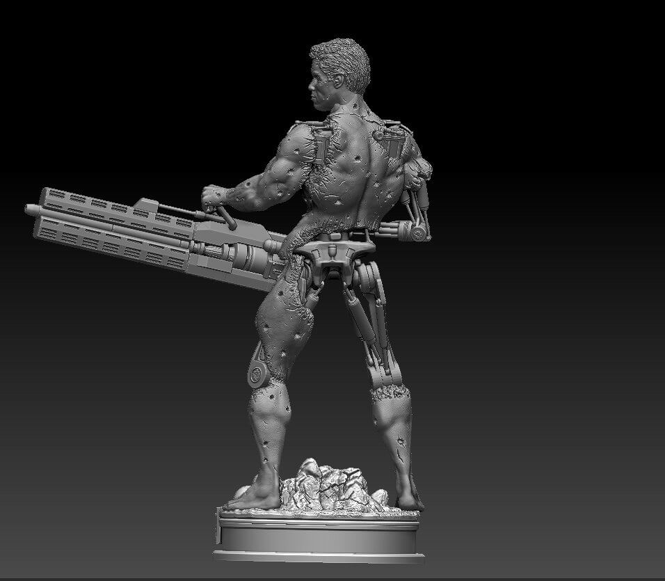 The Terminator - 3D Model by Andreyad77