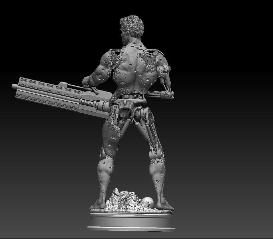 The Terminator - 3D Model by Andreyad77