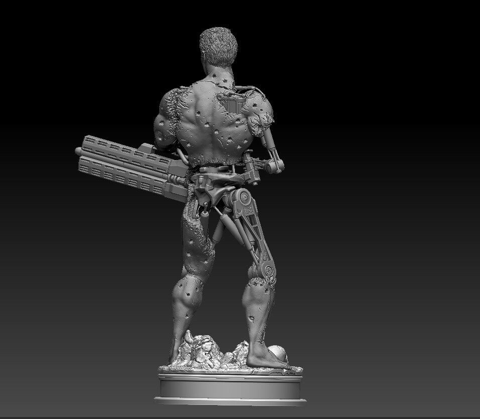 The Terminator - 3D Model by Andreyad77