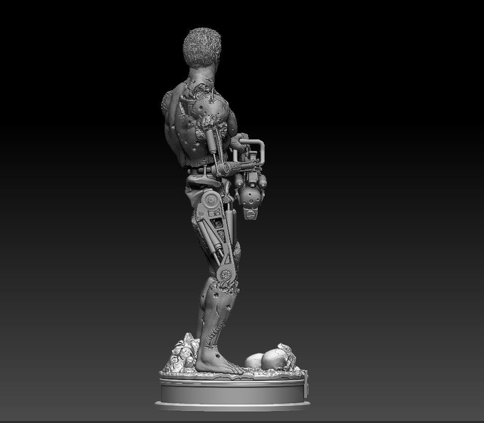 The Terminator - 3D Model by Andreyad77
