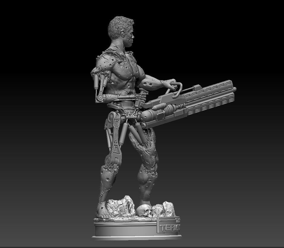 The Terminator - 3D Model by Andreyad77