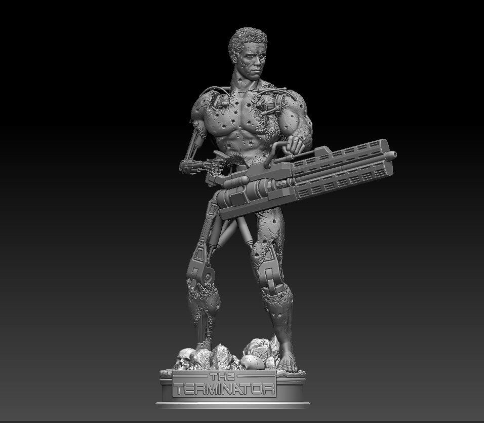 The Terminator - 3D Model by Andreyad77
