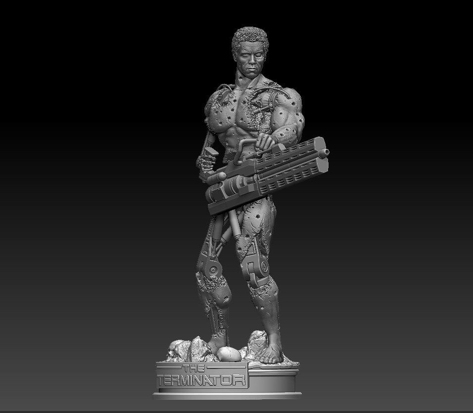 The Terminator - 3D Model by Andreyad77