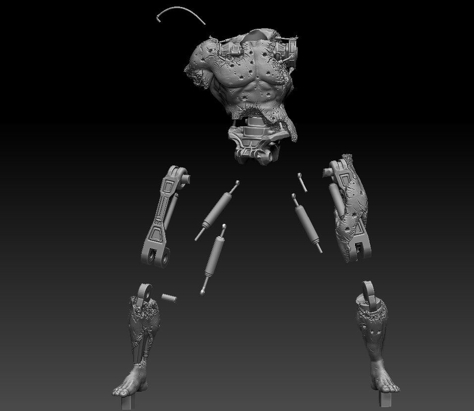 The Terminator - 3D Model by Andreyad77